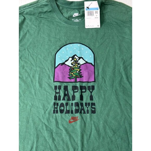 Nike | Shirts | Nike Mens Nike Happy Holidays T Shirt Mens Medium ...